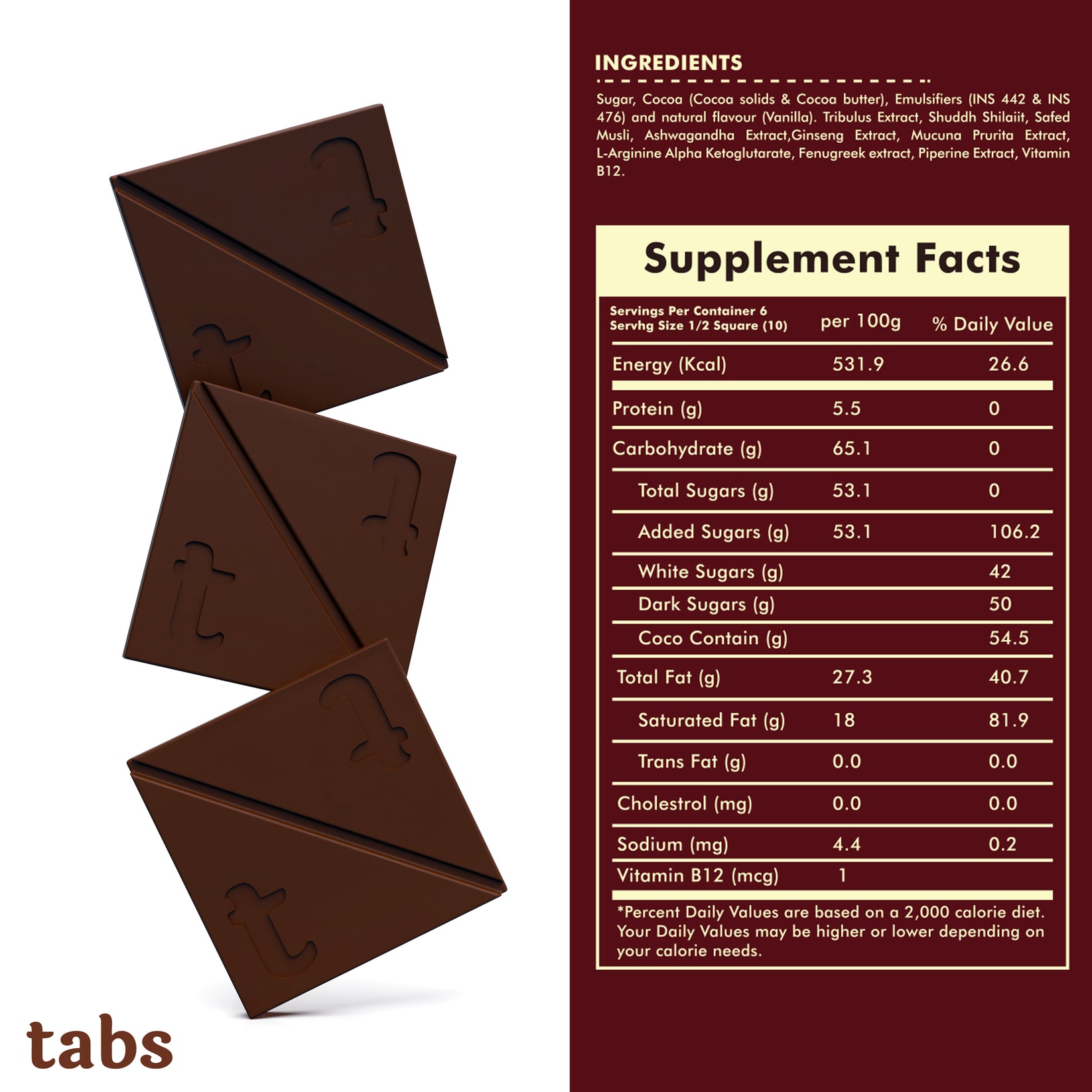 Tabs Chocolate for Couples