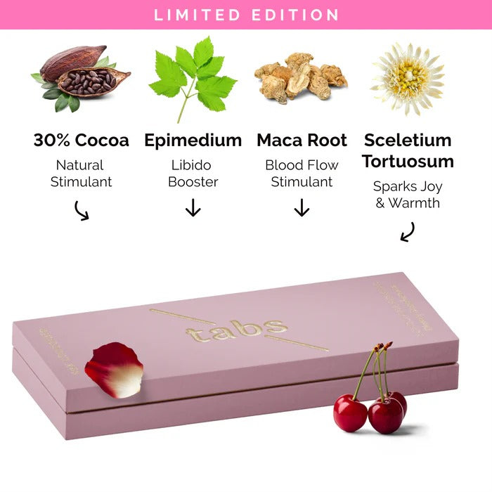 Tabs Pink Cherry Chocolate – Tabs Chocolate