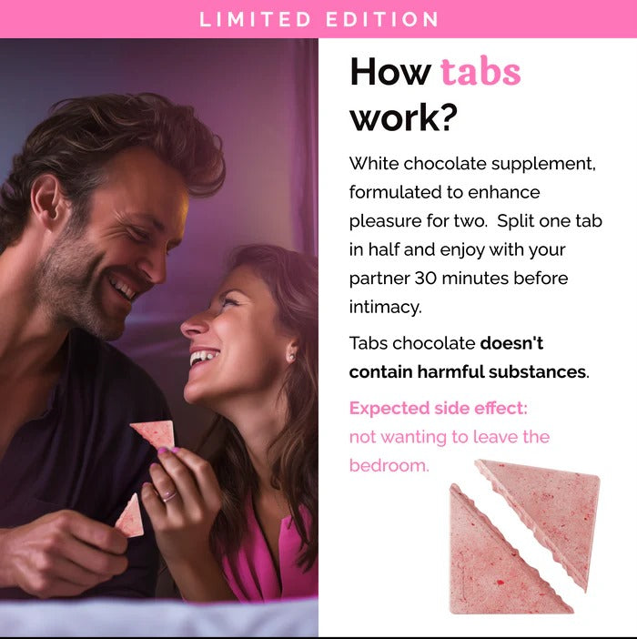 Tabs Pink Cherry Chocolate – Tabs Chocolate